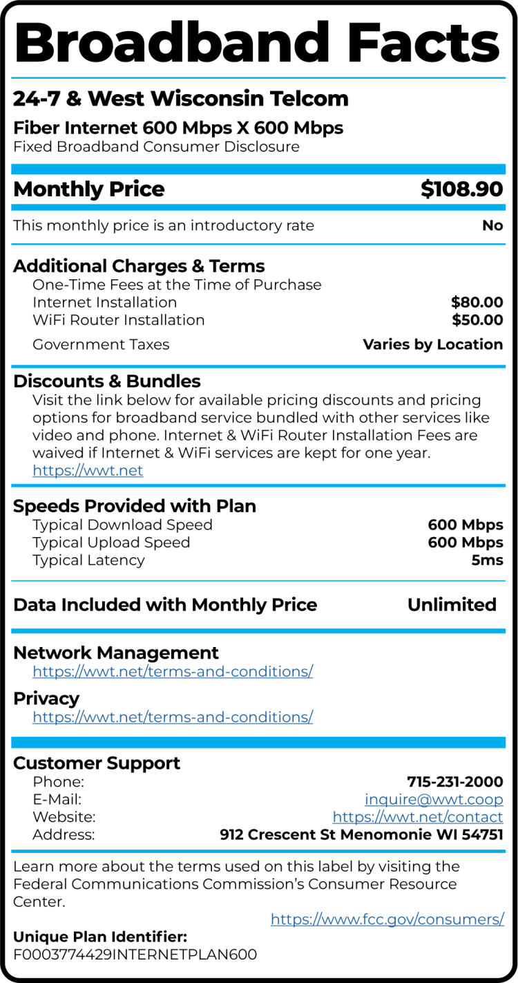 How FCC Broadband Labels Promote Internet Transparency